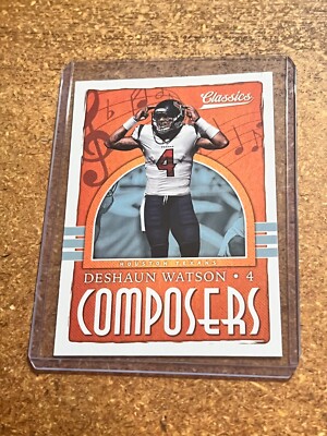2018 Panini Classic Football Composers # 26 Deshaun Watson | eBay
