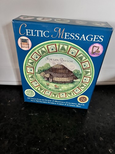 NEW CELTIC MESSAGES Joules Taylor 64 Page Guide Mandala Coloring Book ...