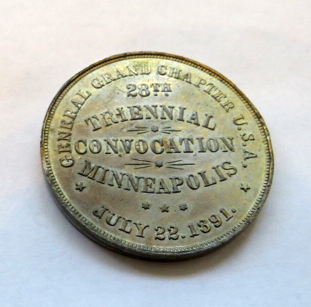 1891 MASONIC GENERAL GRAND CHAPTER U.S.A. 28th TRIENNIAL CONVOCATION ...