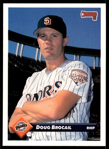 1993 Donruss 418 Doug Brocail Rookie San Diego Padres Baseball Card | eBay