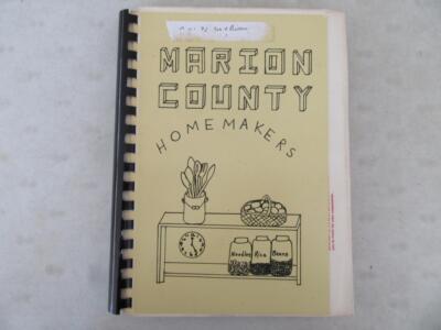 Vintage 1981 MARION COUNTY KY KENTUCKY HOMEMAKERS Cookbook Recipes Cook ...