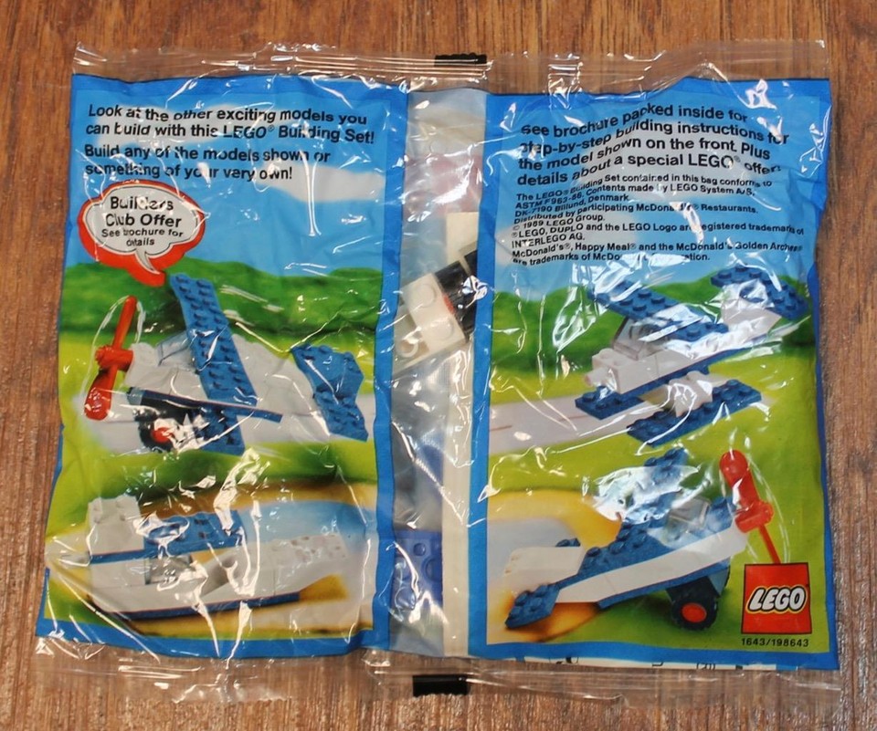 1989 McDonalds Happy Meal Lego Motion 2B Lightning Striker | eBay