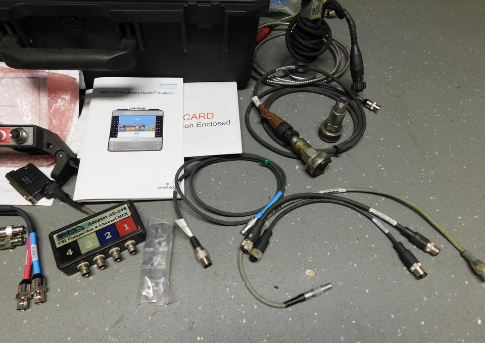 Emerson AMS 2140 Machinery Health Vibration Analyzer Mfg 2018 CSI w ...