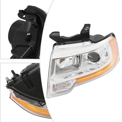 Left Headlight for 2015 2016 2017 Ford Expedition Halogen Headlamp ...