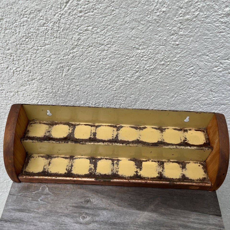 Vintage Griffith Milk Spice Jars And Rack Set Of 16 Red Tops Retro ...