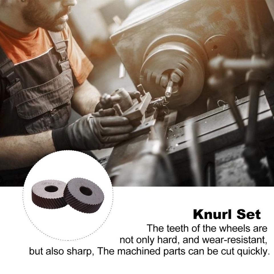 2 Pcs Diagonal Wheel Straight Wheel Metal Lathe Tools | eBay