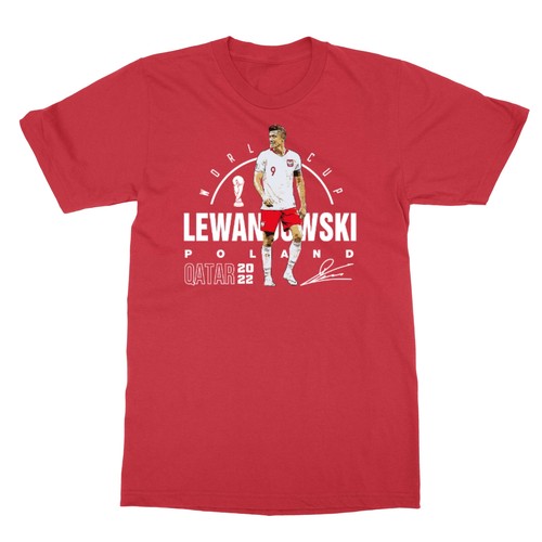 World Soccer 2022 Lewandowski 9 Poland Football Fans Unisex T-Shirt | eBay