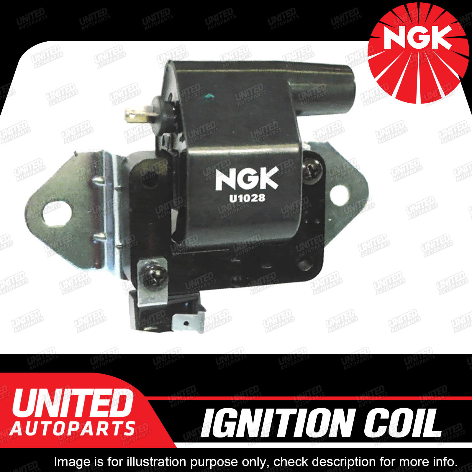 NGK Ignition Coil for Daewoo Matiz 0.8L 3Cyl 38kW 10/1999-12/2004 ...