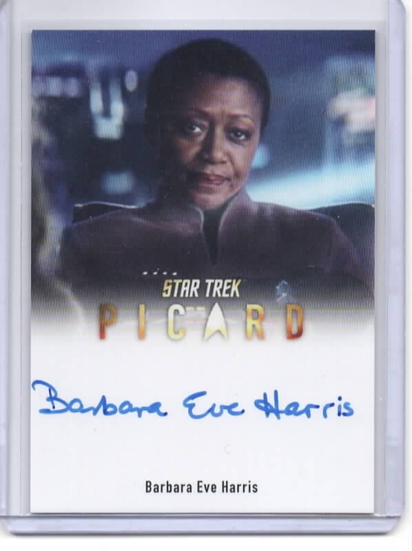 Barbara Eve Harris as Captain Emily Bosch 2020 Star Trek Picard Auto | eBay