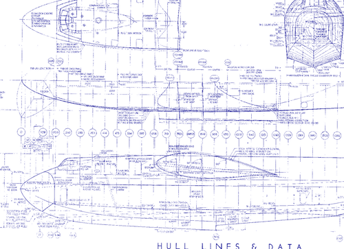 Hughes H4 Spruce Goose Hercules Blueprint Plan drawings RARE Archive ...