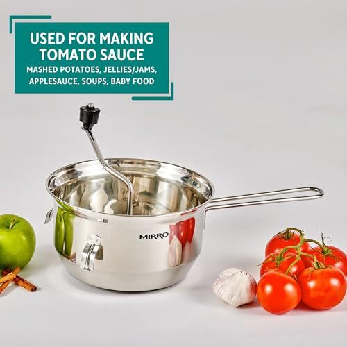Mirro 50024 Foley Stainless Steel Healthy Food Mill Cookware 2-quart ...