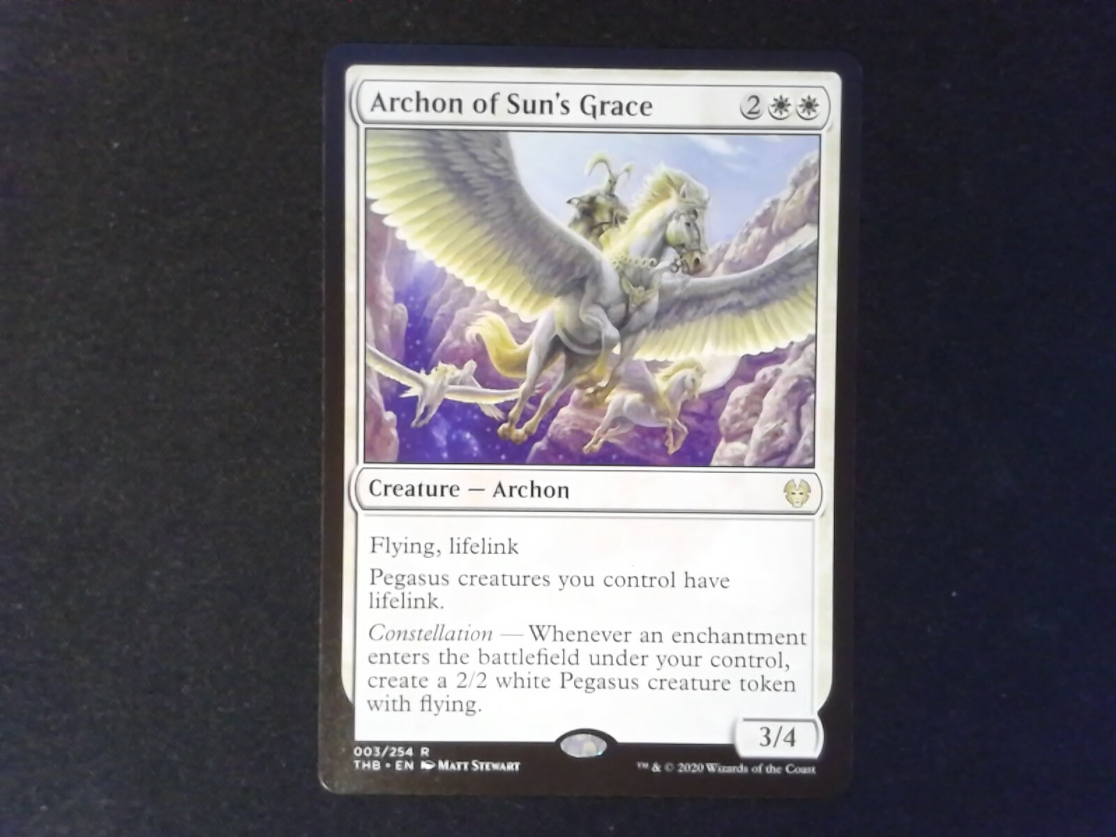 Archon of Sun's Grace Theros Beyond Death - Magic the Gathering MTG ...