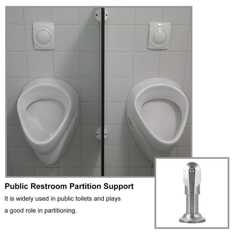 Long lasting Restroom Partition Brackets with Stainless Steel Stand ...
