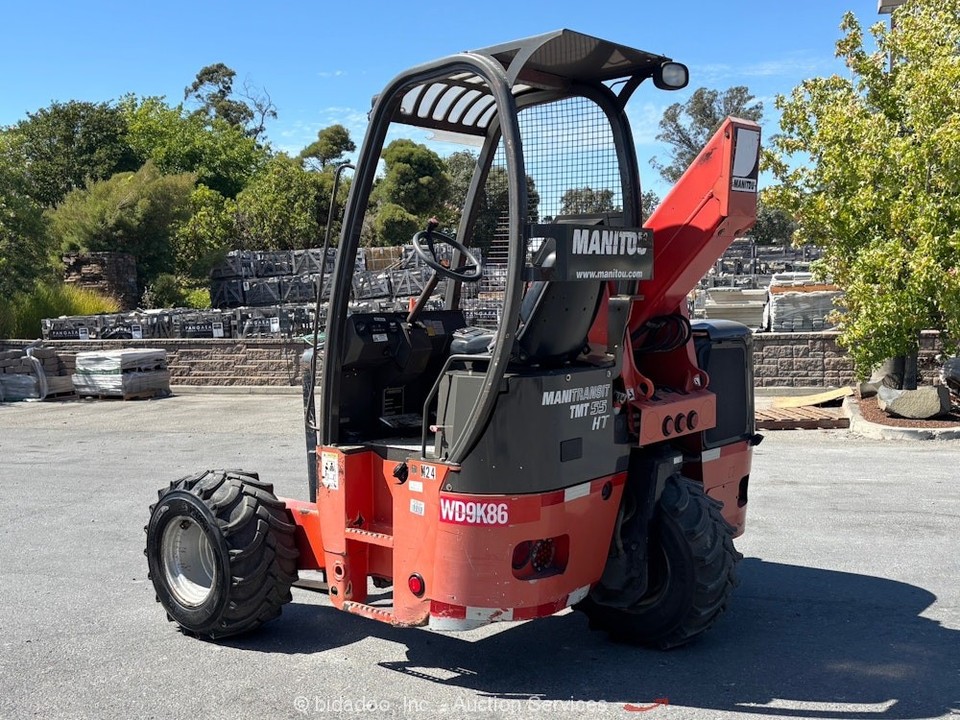 2014 Manitou TMT 55 HT 5,500 lbs Truck Mounted Reach Forklift Kubota ...