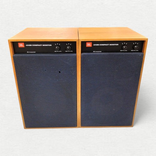 JBL 4312M Compact 3 Way LoudSpeaker Speaker Set Pair Blue Line Harman ...