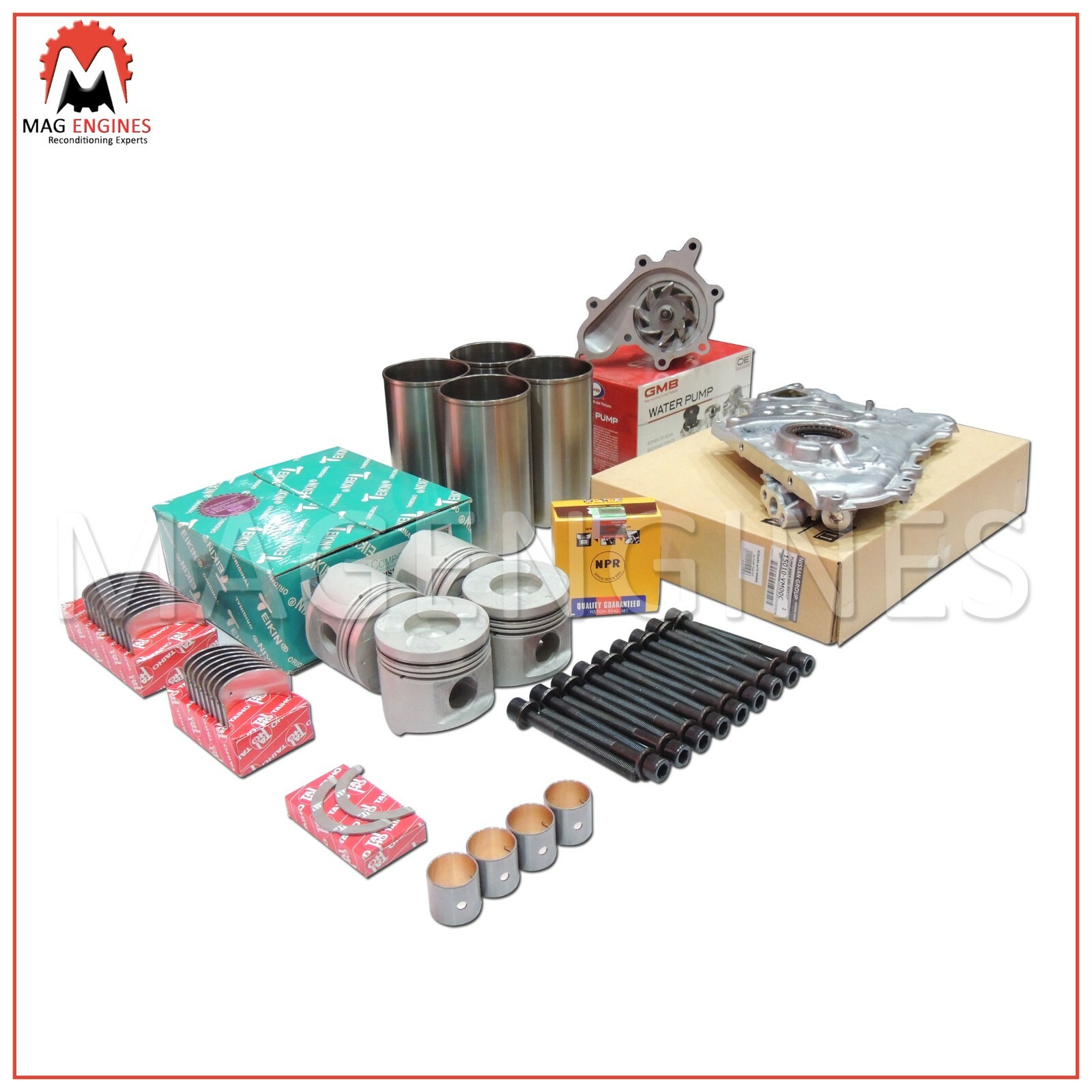 ENGINE REBUILD KIT NISSAN YD25 DTI FOR D22 NAVARA KING CAB & FRONTIER 2 ...