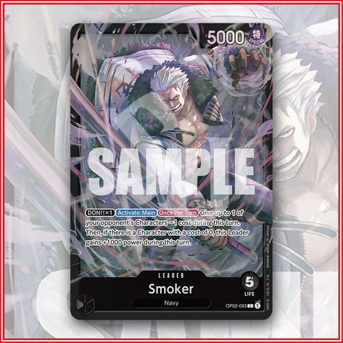 ONE PIECE TCG: Smoker ST19 OP02-093 Leader BLACK Starter Deck | eBay