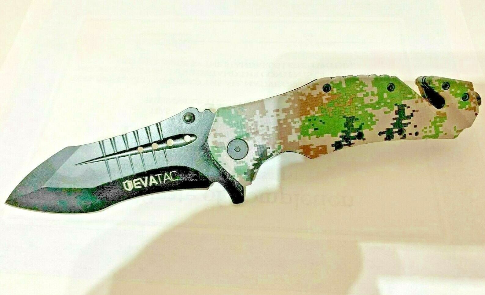EVATAC Shadow Camo Rescue Knife | eBay