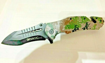 EVATAC Shadow Camo Rescue Knife | eBay
