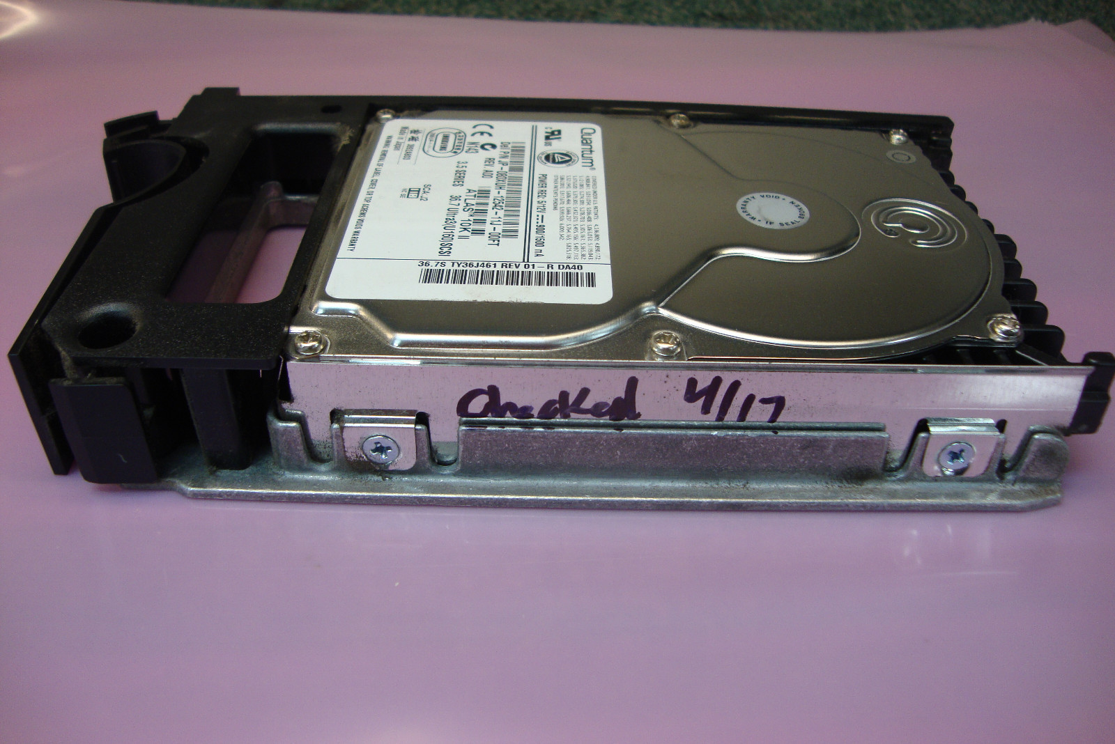 QUANTUM ATLAS 10K II DELL 80XUH 36.7GB 80 PIN SCA SERVER SCSI HARD ...