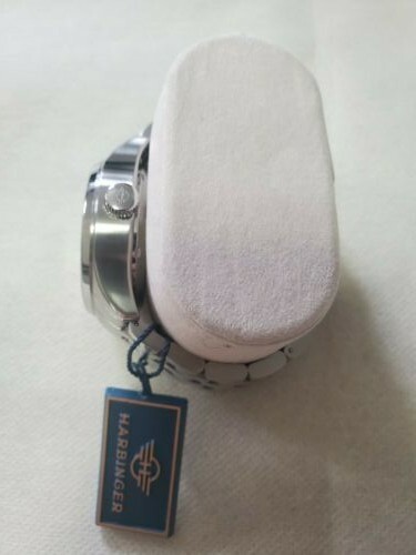 Harbinger Marauder Stone Grey 42mm Pilot Watch W/ Unique Power Reserve ...