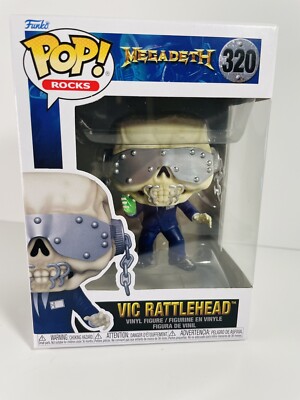 Funko Pop! Rocks: Megadeth - Vic Rattlehead | eBay