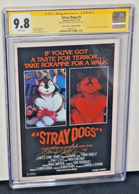 SIGNED BY NANCY ALLEN CARRIE HORROR HOMAGE CGC 9.8 STRAY DOGS #2 ...