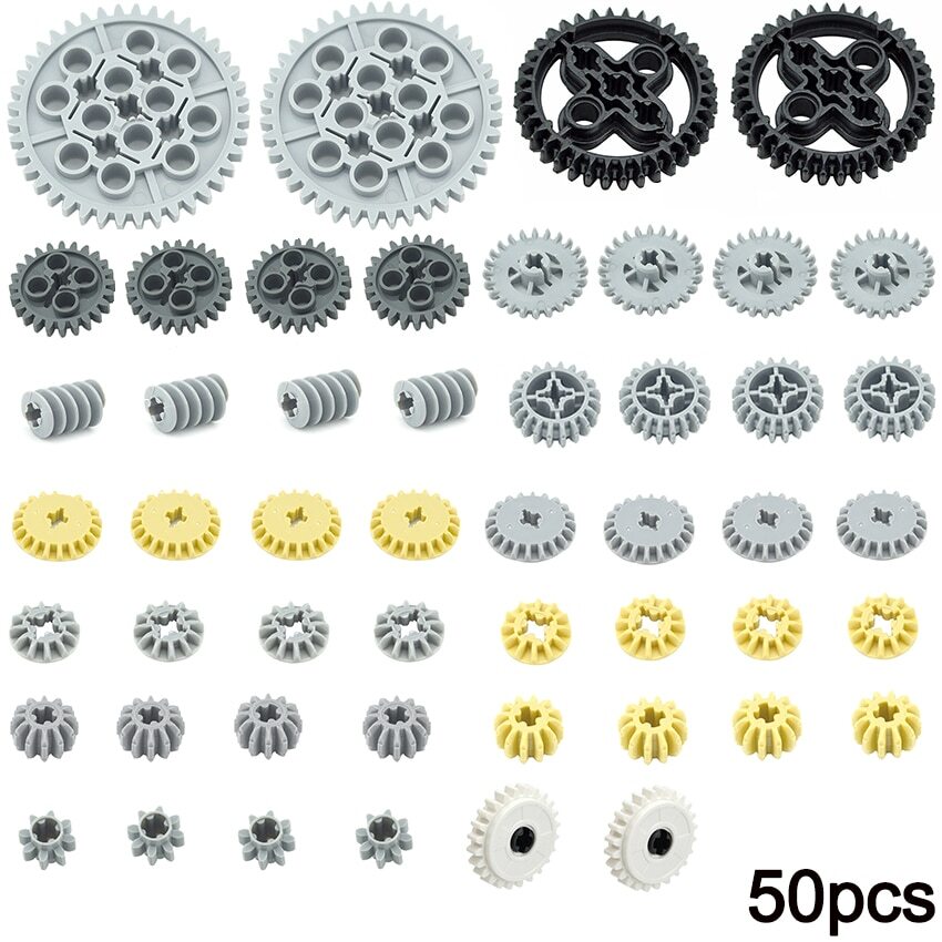 Technic Parts Bulk Gear for Lego Kits Liftarm Beam Axle Panel Building ...