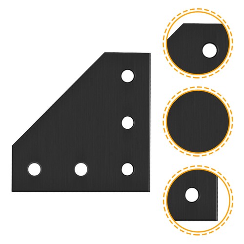 8 Pcs L-shaped Connecting Plate Aluminum Extrusion Profile Accessories ...