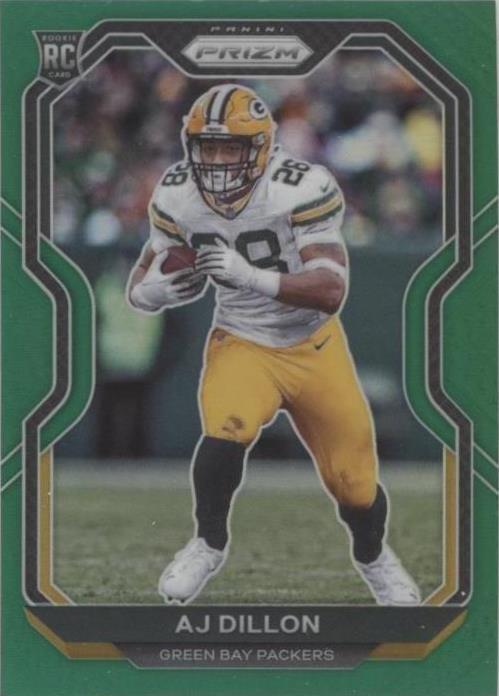 2020 Panini Prizm - Rookie AJ Dillon #364 Green Prizm (RC) for sale ...