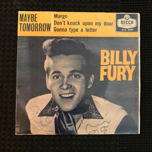 BILLY FURY Maybe Tomorrow RARE UK 1959 1st Press EP TRI CENTRE Decca ...
