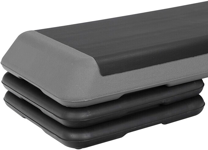 Fitness Aerobic Step 43" Club Cardio Adjust Exercise Stepper Workout w ...