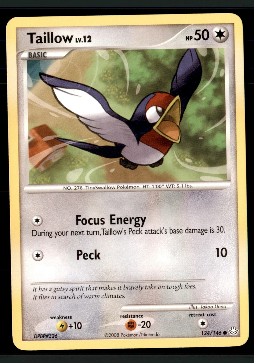 Pokemon Taillow Card