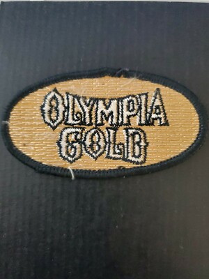 Olympia Gold Beer Oval Embroidered Patch | eBay