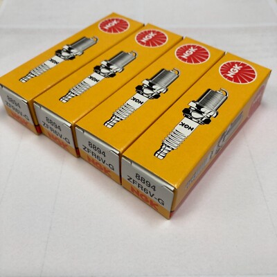 Set Of 4 Genuine NGK Spark Plugs NGK 8894 / ZFR6V-G Vauxhall Adam Astra ...
