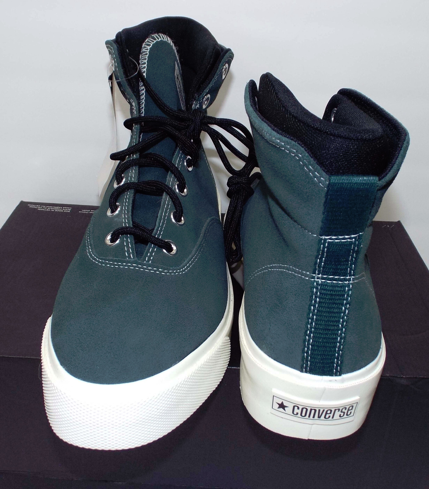Size 12 - Converse Skid Grip Cons Nubuck High Top Green 2020 for sale ...