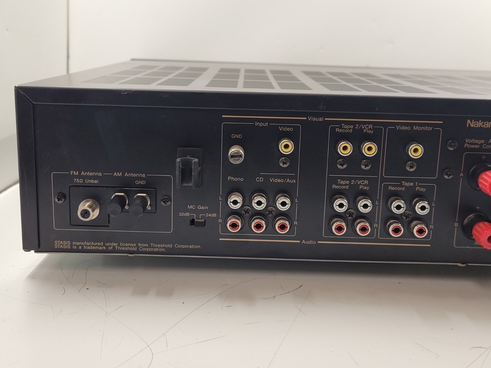 Nakamichi SR-3A Stasis Stereo Receiver Inherently Stable/ uniform ...