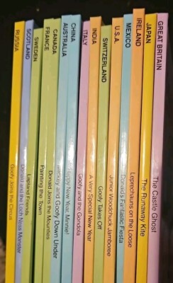 Vintage Disney Small World Library Lot of 15 Hardcover Books Grolier ...