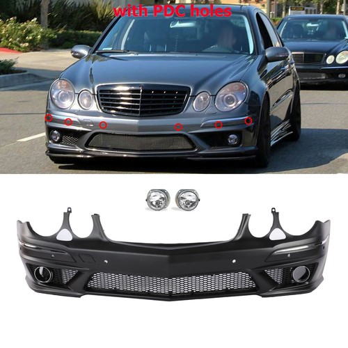 Fit For Mercedes-Benz E-Class 2007-2009 W211 Front Bumper W/ PDC W/ Fog ...