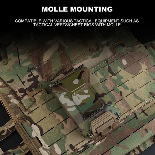 Battery Case For CR2032 AAA 18650 18350 CR123A Molle Airsoft Vest ...