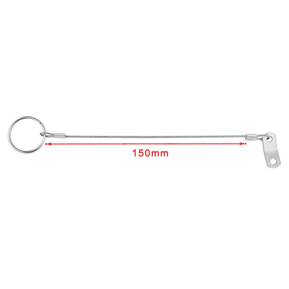 Universal Lanyard Cable Safety Tether Wire 10 Grams 316 Stainless Steel ...