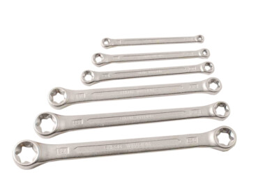 Cr-V Female Torx E-Type Double E-Star Spanner Wrench Individual: E6x8 ...