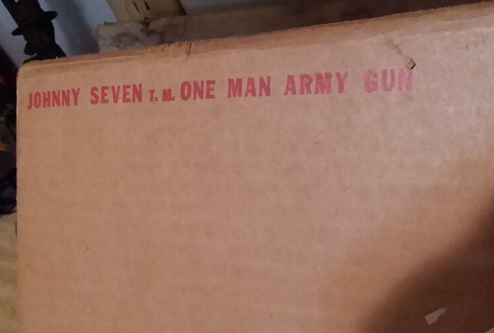 Vtg 1964 Topper Toys Johnny Seven One Man Army w/ Missiles, Bullets ...