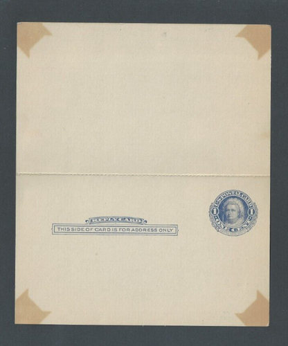 1910 UY5 Double Post Card Message & Reply Unposted Cats $175 In Scott ...