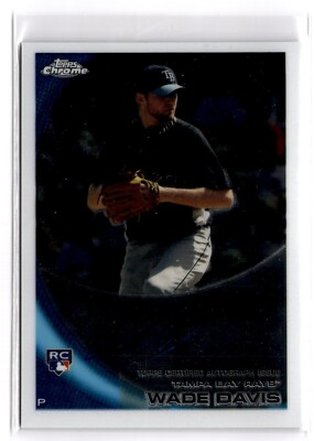 2010 Topps Chrome Wade Davis #220 Auto Tampa Bay Rays | eBay