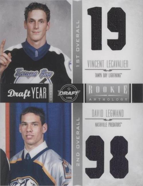 2011-12 Panini Rookie Anthology - Draft Year Combos Materials Vincent ...