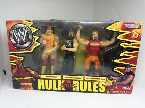 Hollywood Hulk Hogan Hulk Still Rules - 3 Pack, JAKKS WWF WWE, Open Box ...