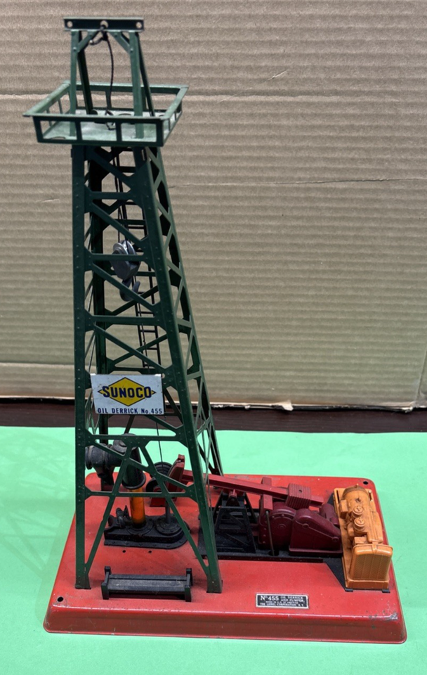 Lionel Postwar No 455 Oil Derrick & Pumper w/ Box & 364c TESTED | eBay
