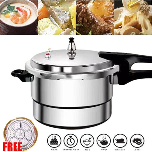 5/6/8 Quart Pressure Cooker Stovetop Canner Aluminum Canning Fast ...