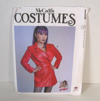 McCall's 8230 Yaya Han Jacket-Dress & Belt Costume Pattern Misses' 14 ...